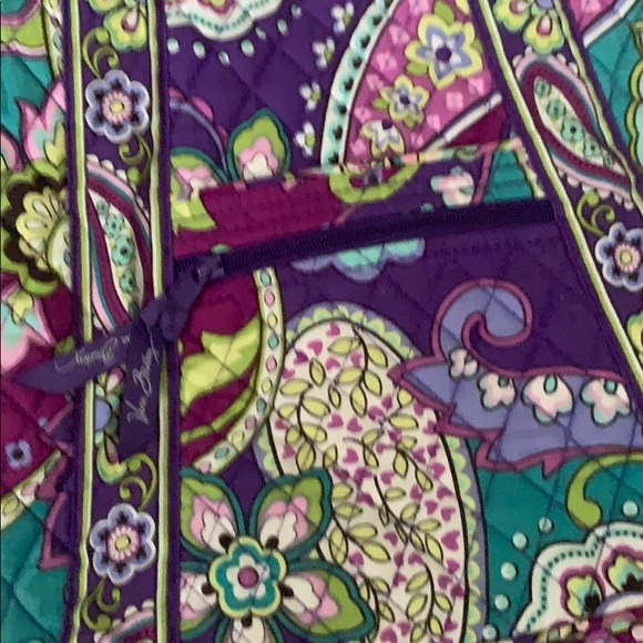 Vera Bradley | Bags | Vera Bradley Like New Retired Purple Paisley Bag ...